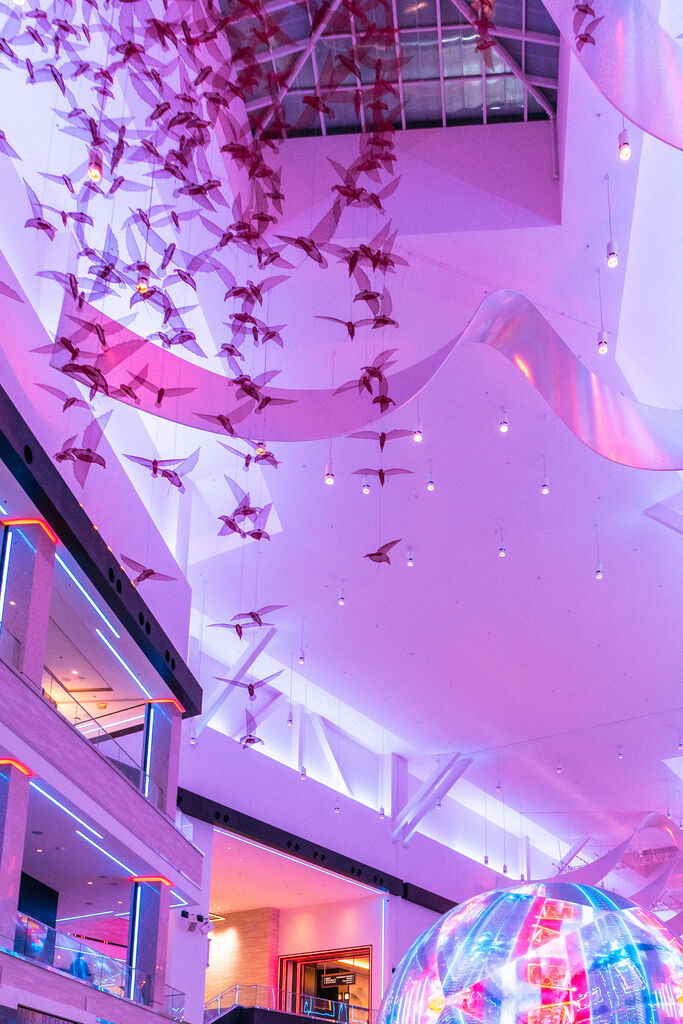 Resort World Las Vegas Corridor | Meteor Lighting