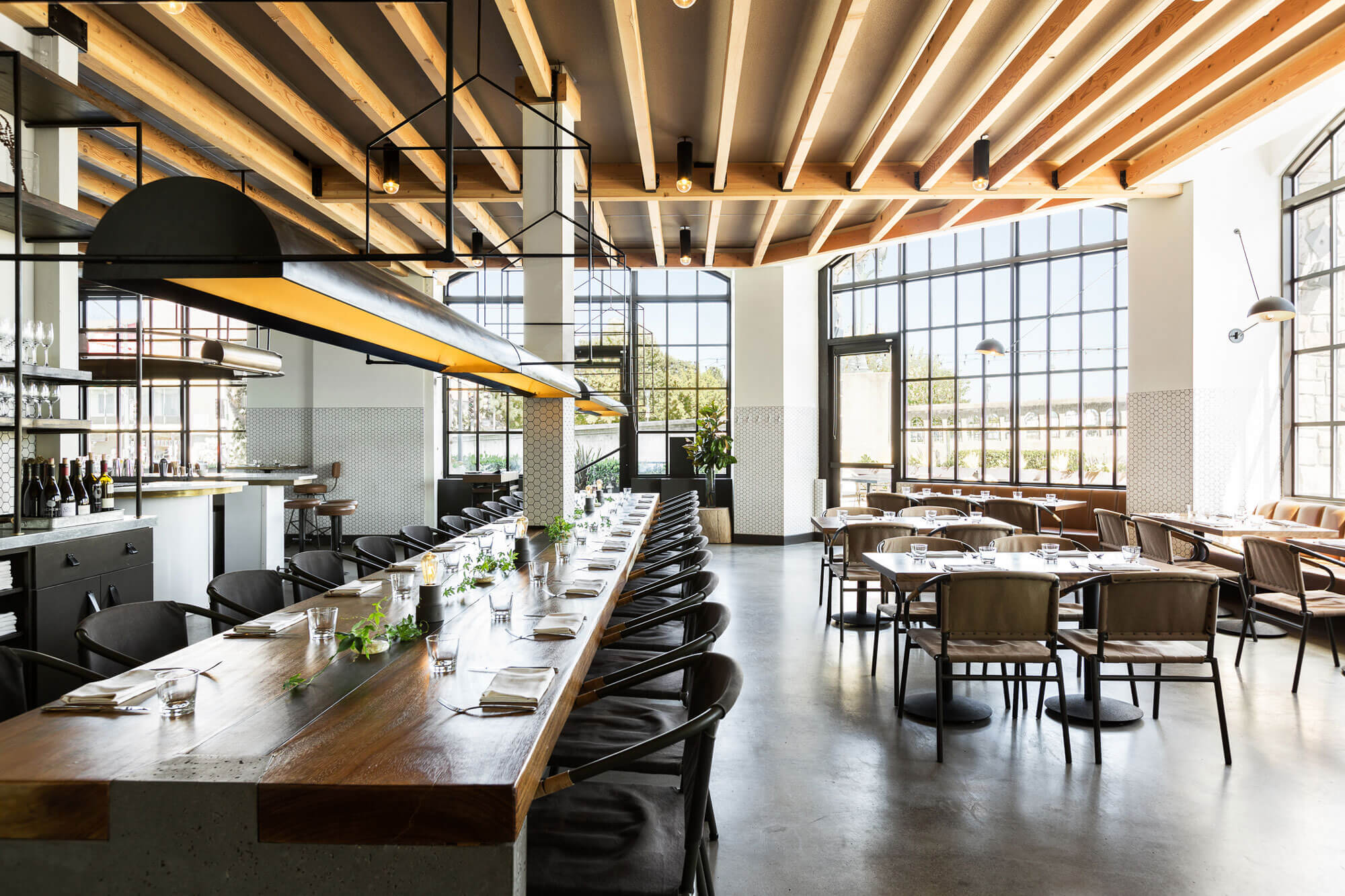 Restaurant dining layout and interior | Rapt Studio