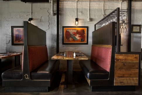 Restaurant interior seating designs | Barn Light Electric