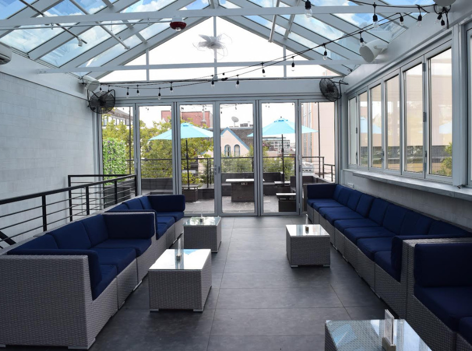 Rooftop Bar with ActivWall Folding Windows and Door | ActivWall