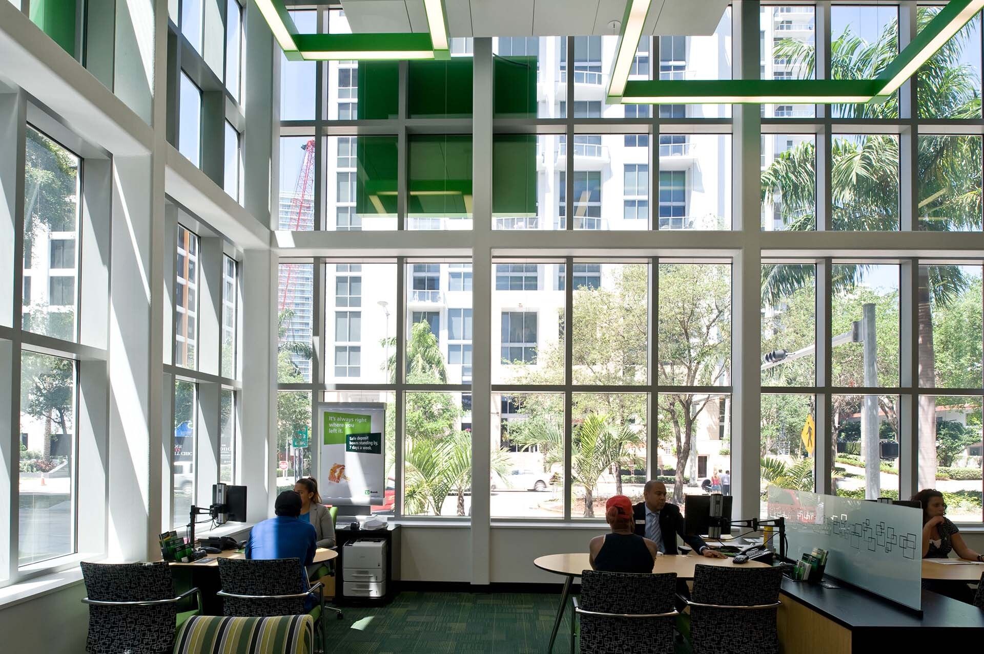 Sage Glass TD Bank Cube Open Office Space Design | SageGlass