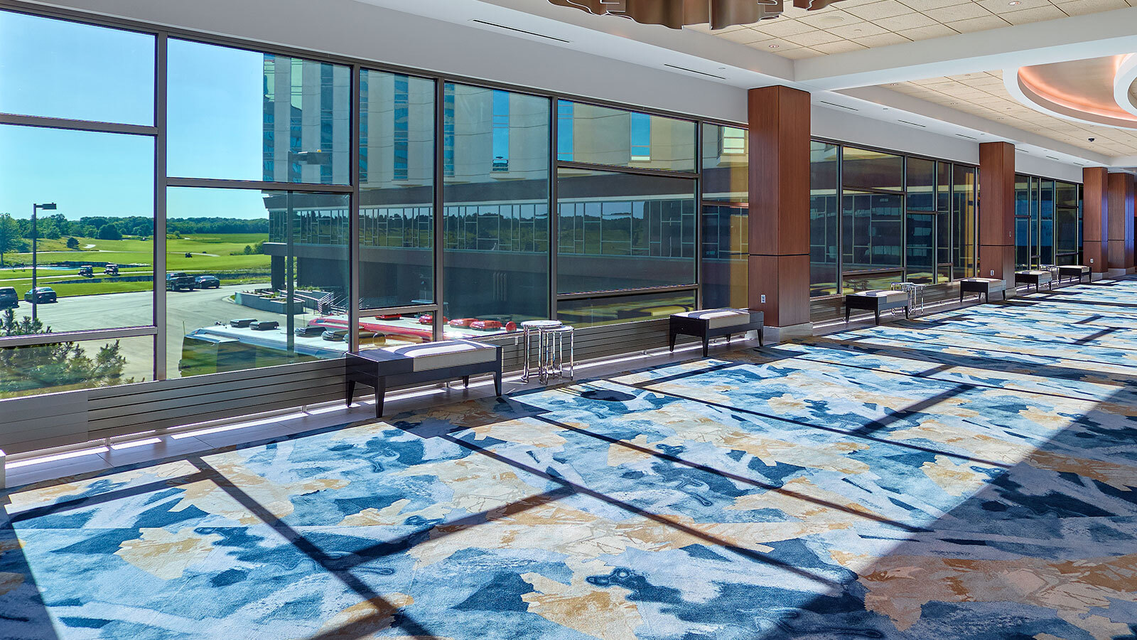 SageGlass Mystic Lake Center Interior Corridor | SageGlass