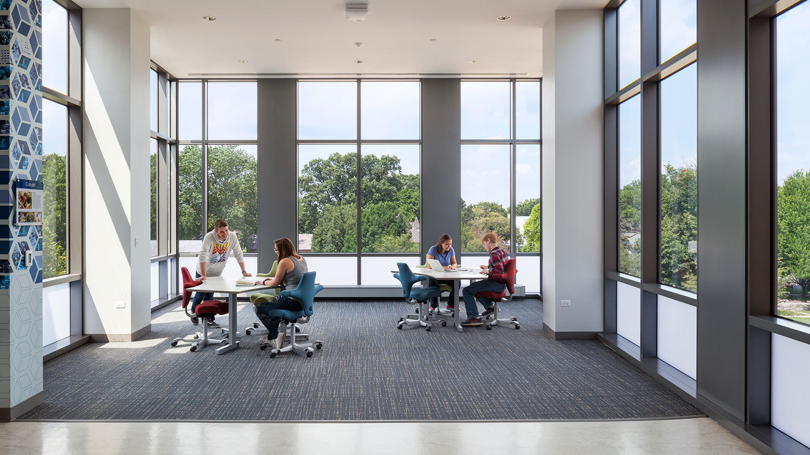 SageGlass North Central College Modern Workspace Design | SageGlass