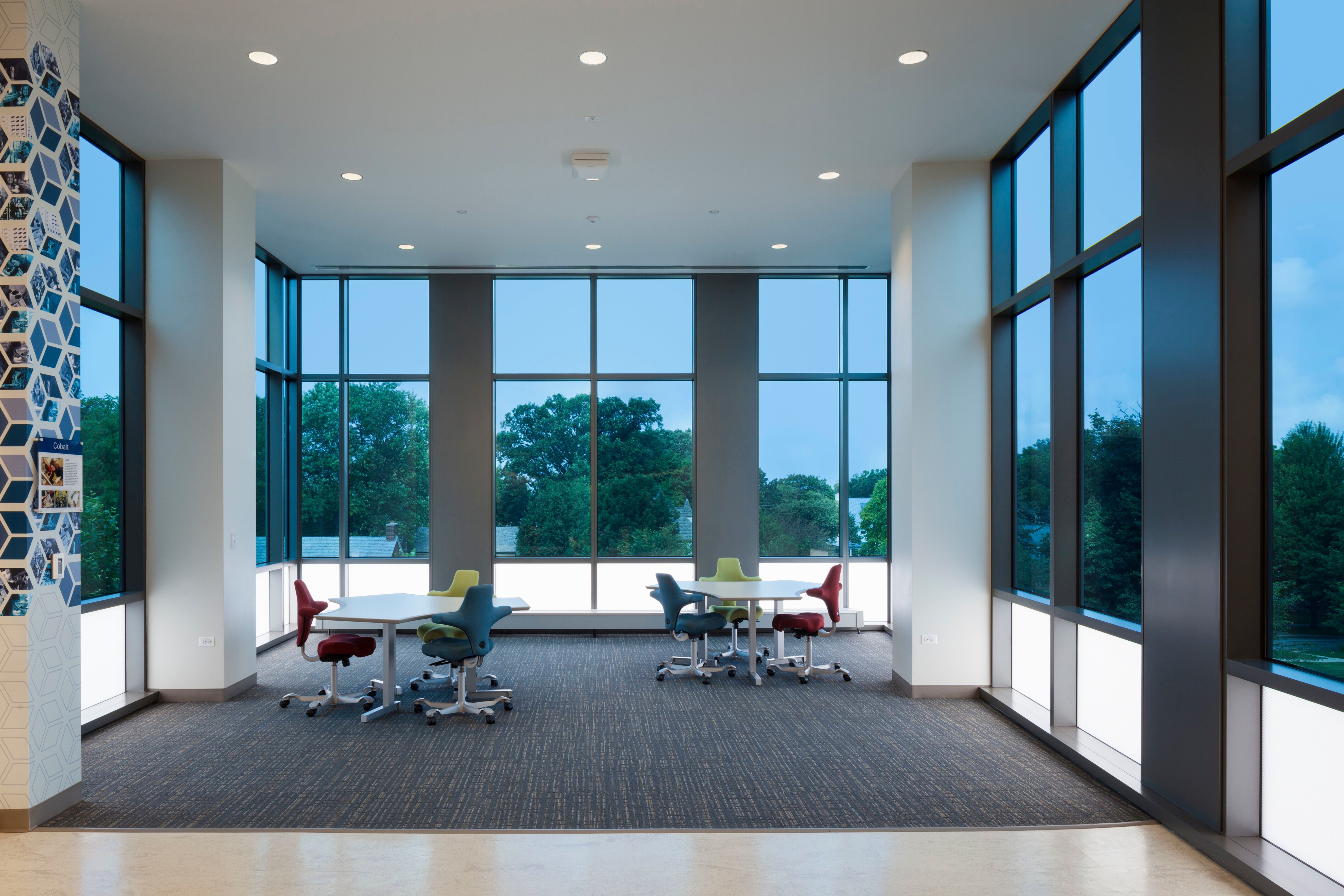 SageGlass North Central College Modern Workspace Dynamic Glass Design ...