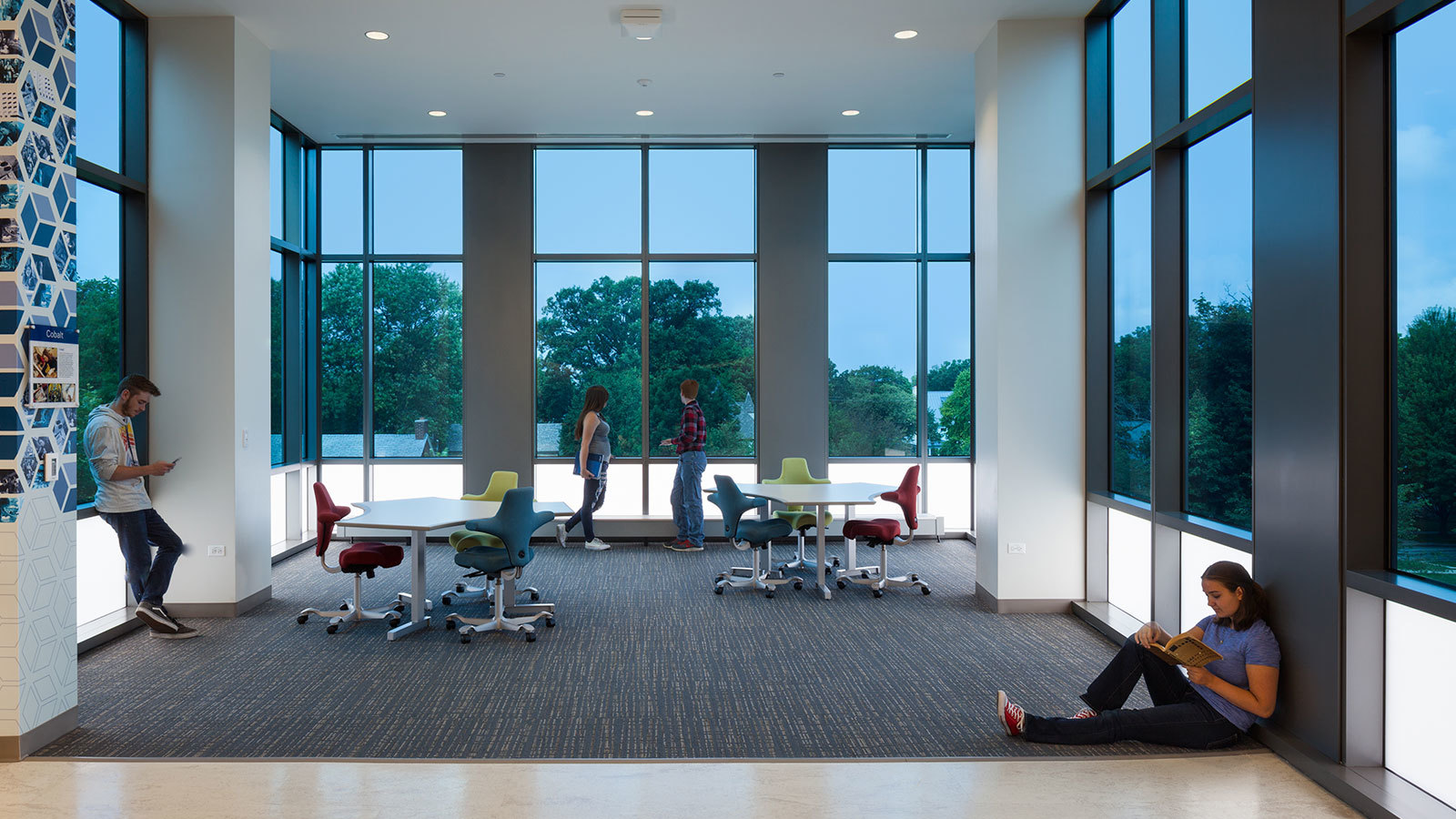 SageGlass North Central College Modern Workspace Dynamic Window Design ...