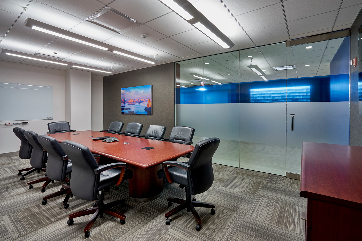 spacious office conference room | TZS Design