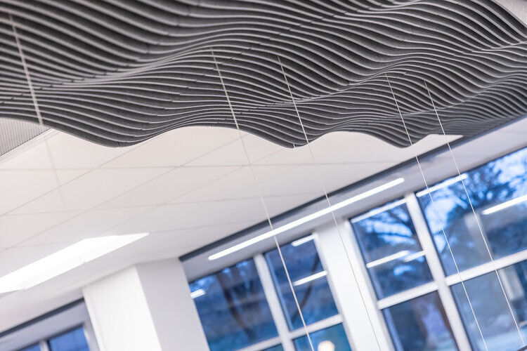 Specialty Wave Ceiling at SRF Consulting Offices by D.J. Kranz Co., INC ...