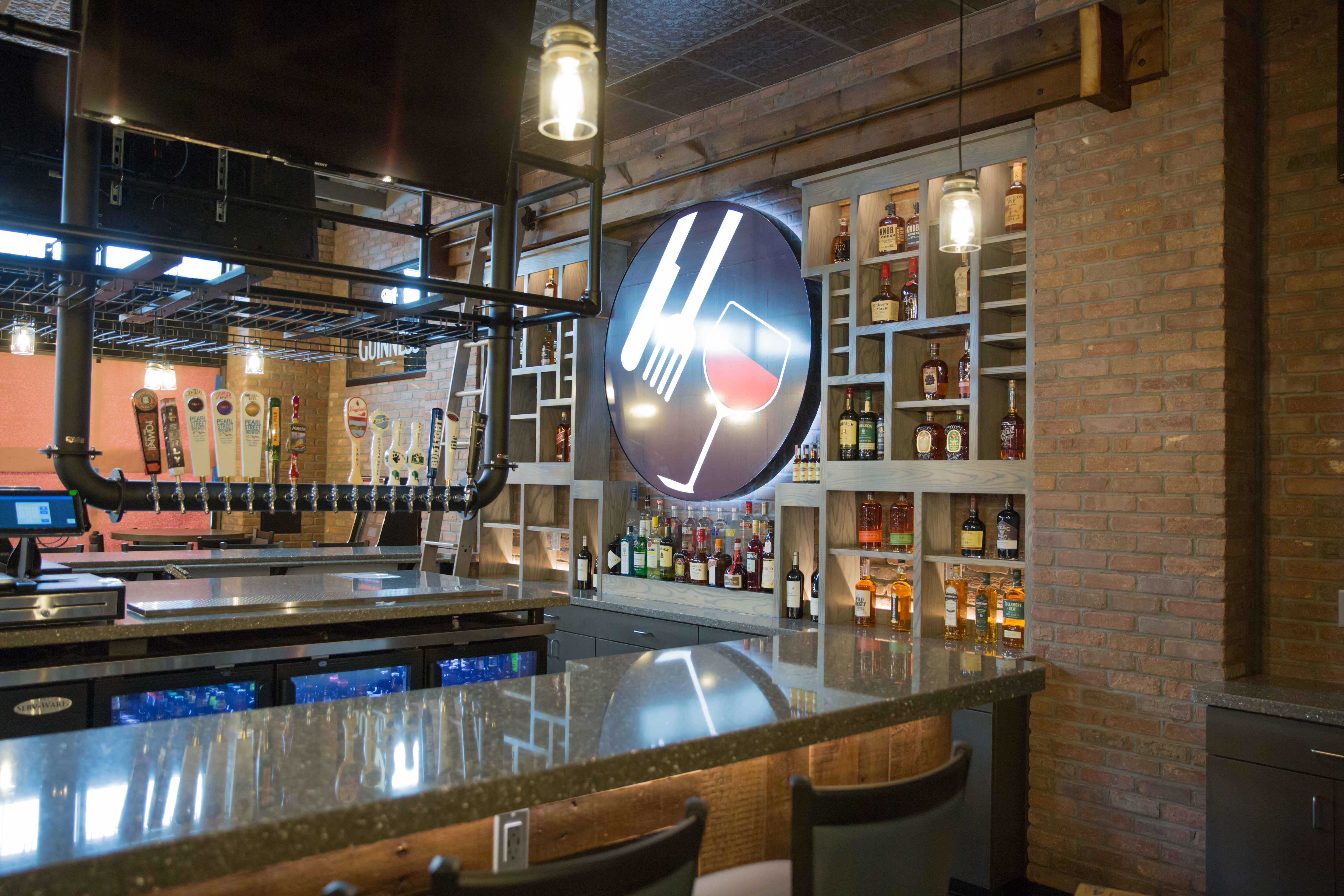 Speedymason David Reay's Modern Diner Bar Area Thin Brick Design ...