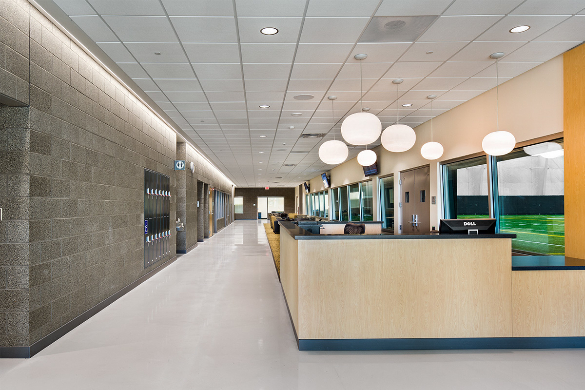 sports facility reception higher education | Shive-Hattery