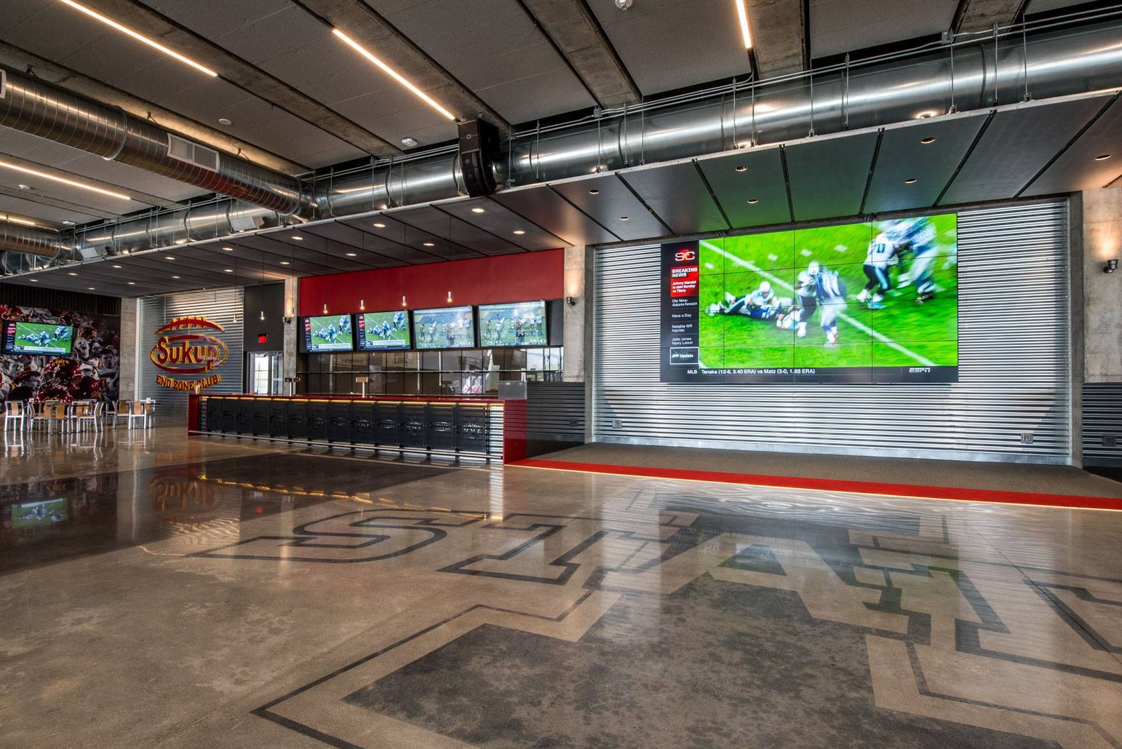 Sports fan zone interior design | MODUS