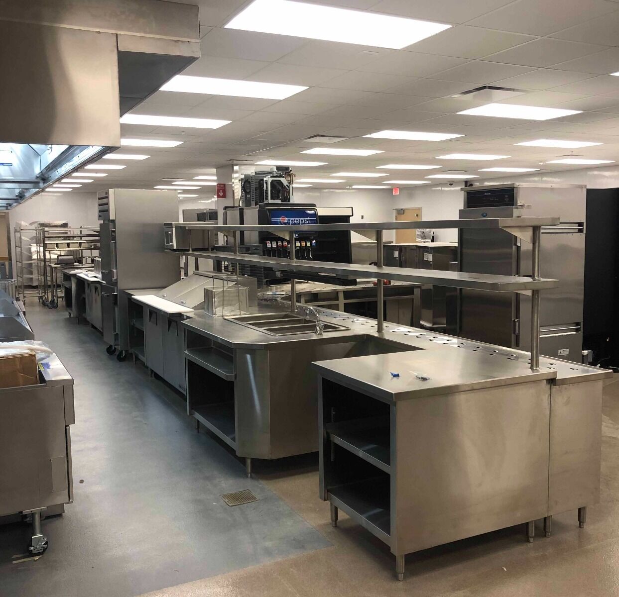 St louis hospital, back of kitchen | The Boelter Companies