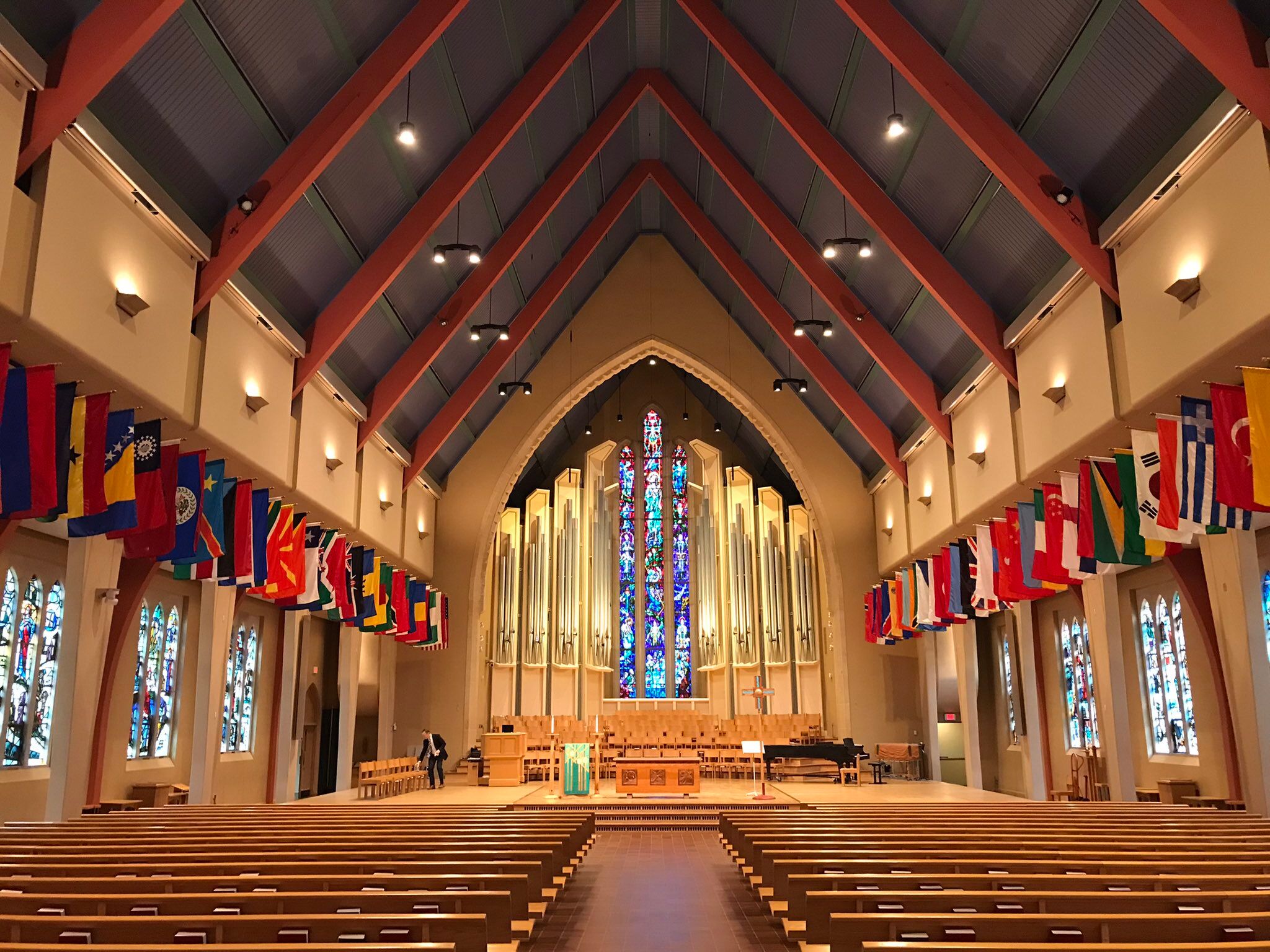 St. Olaf’s Boe Memorial Chapel Church Lighting Design | Meteor Lighting