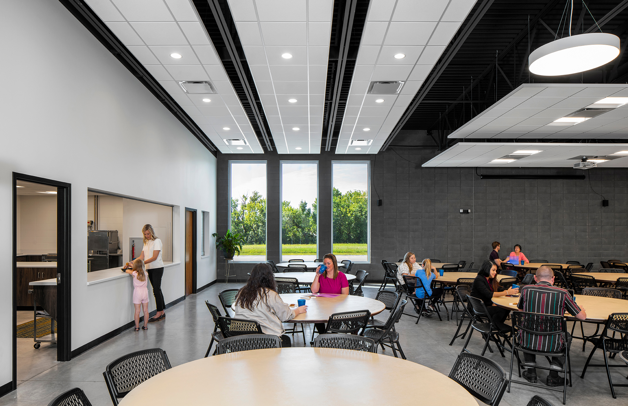 St Patricks catholic church Bergland Cram cafeteria space | Bergland + Cram