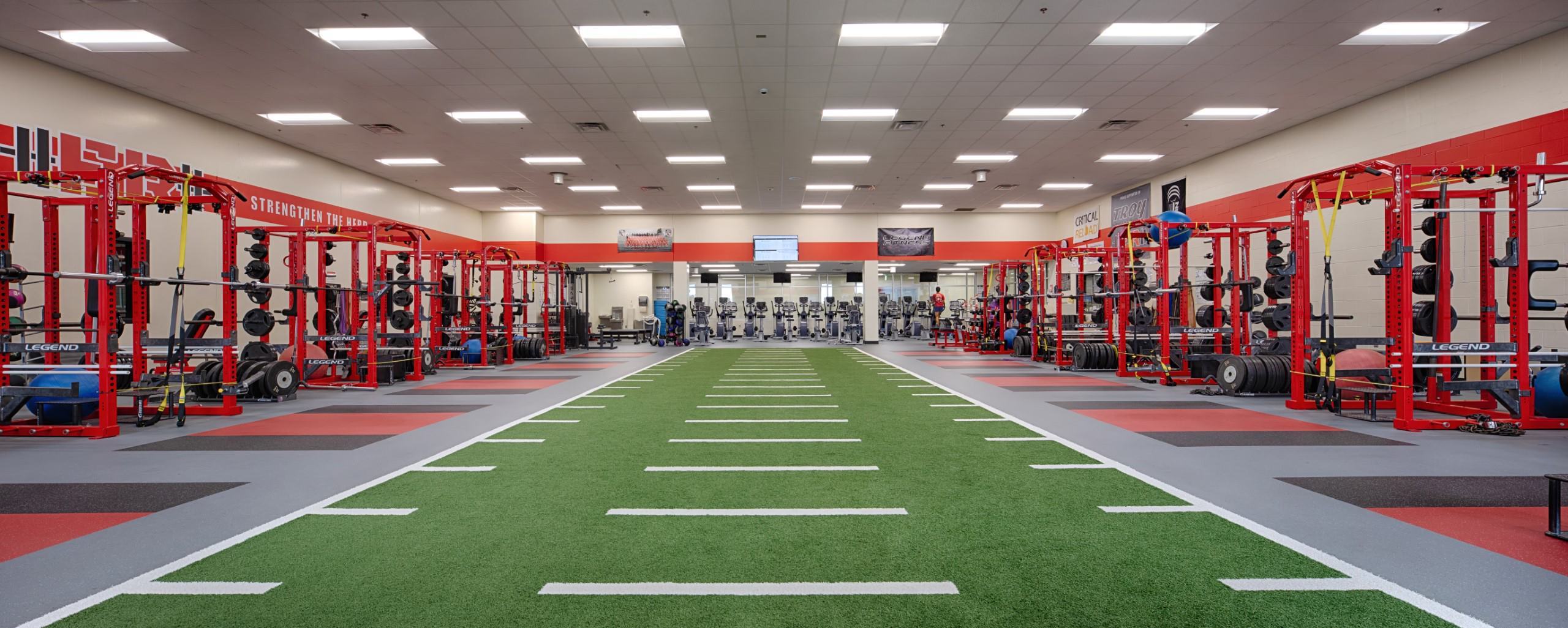 Exercise Room Design High School Diller Odell New Gym Project
