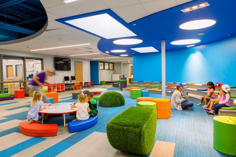 Stahl Construction Education Design Wallace Elementary School Interior ...