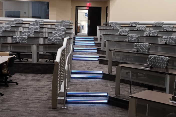 Stair Lighting in Conference Room | Uniform Linear