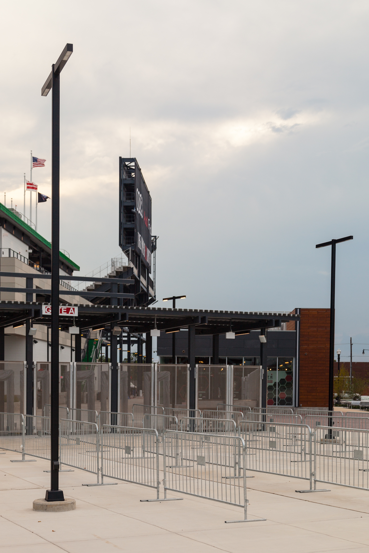 Structura Audi Stadium DC United Stadium Security Line Washington DC ...
