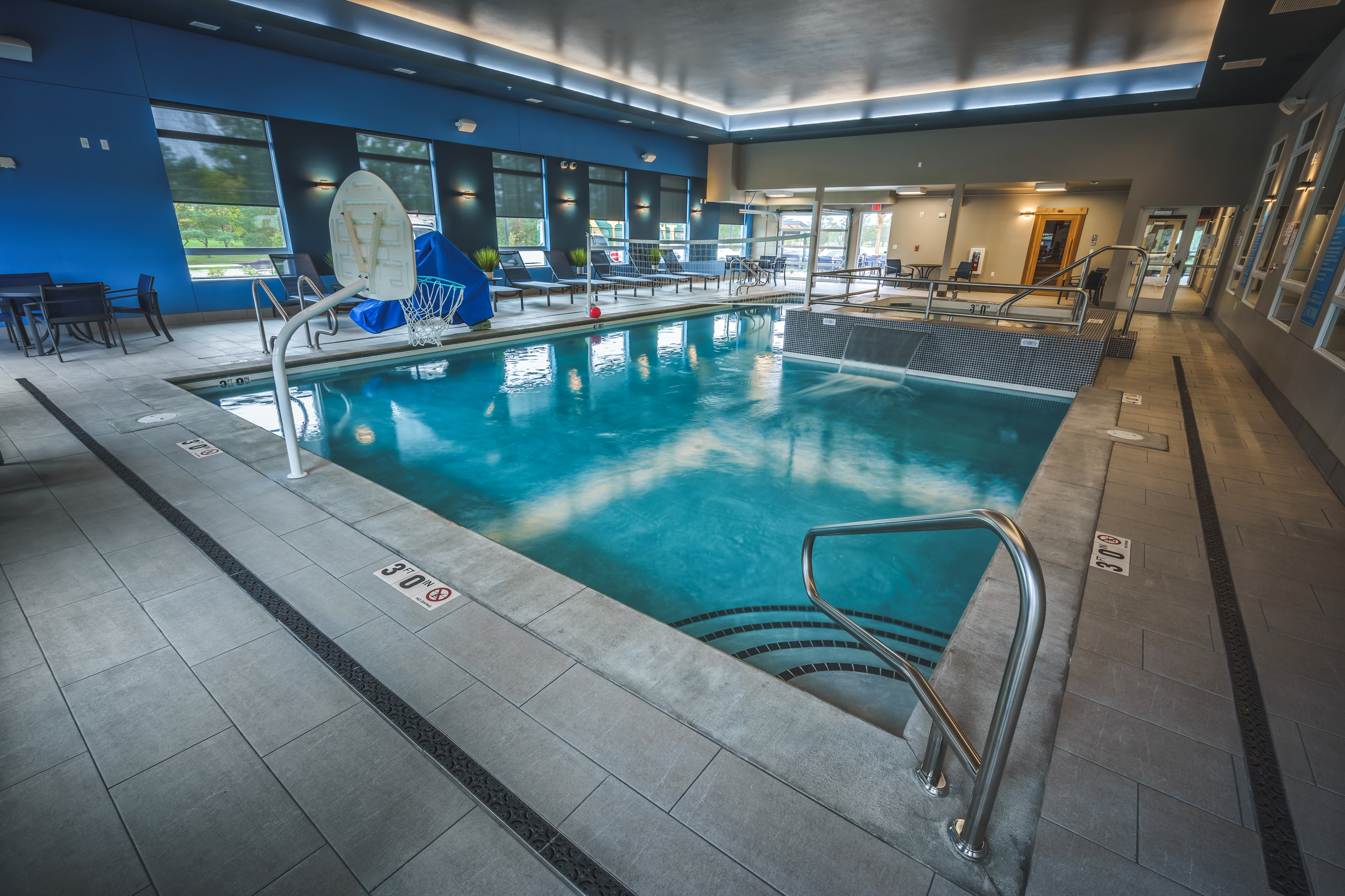 Student housing indoor swimming pool