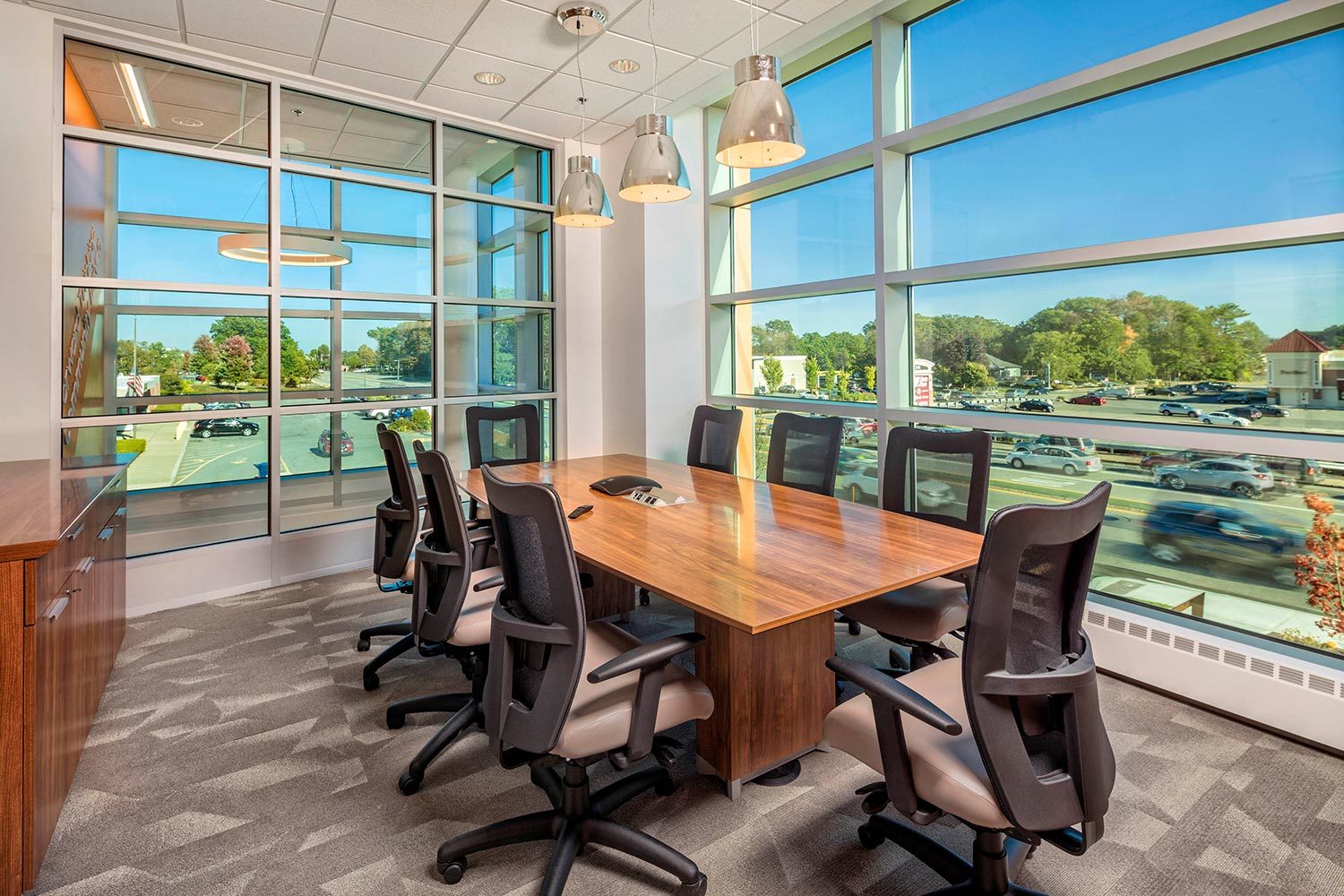 Studio Q Architecture Avidia Bank Modern Conference Room Design ...