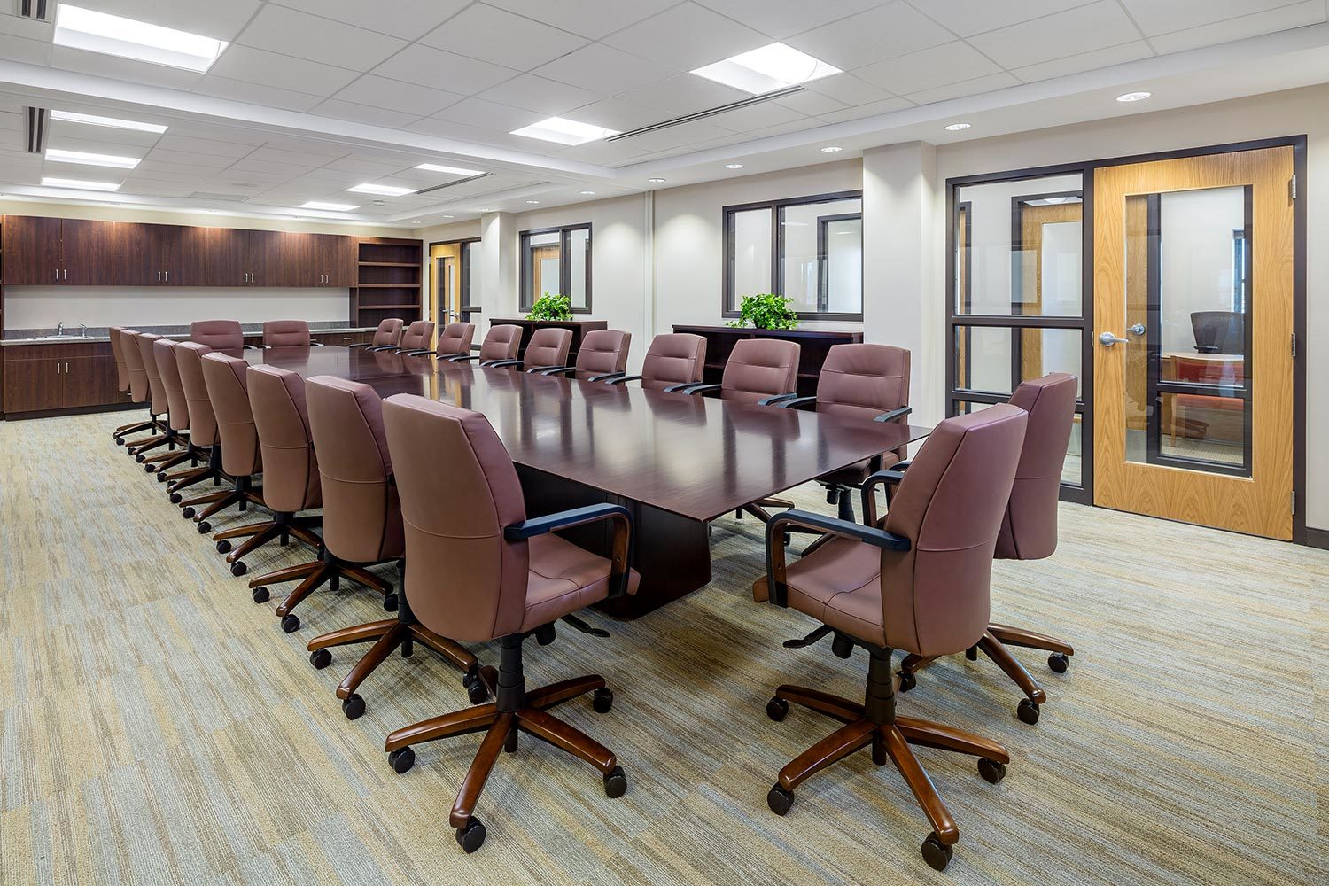 Studio Q Architecture CIFC Health Center Expansive Boardroom Design ...