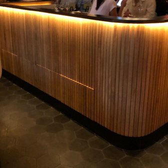 Boqueria - Tambour - Flexible White Oak Wood Paneling | Surfacing Solution