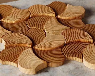 Forest Elements Wood Mosaic Wall Tiles | Surfacing Solution