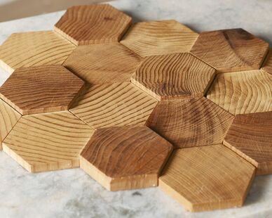 Forest Elements Wood Mosaic Wall Tiles | Surfacing Solution
