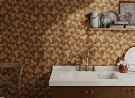 Forest Elements Wood Mosaic Wall Tiles | Surfacing Solution