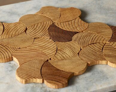 Forest Elements Wood Mosaic Wall Tiles | Surfacing Solution