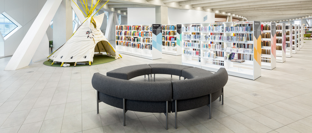 Tate Calgary Central Library Interior Book Stacks 2 | Tate Inc.