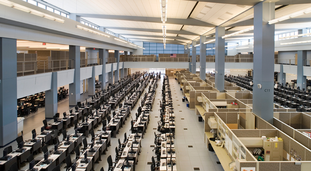 Tate Internal Revenue Service interior open office | Tate Inc.