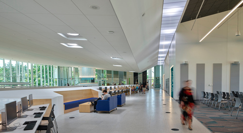 Tate Northeast Louisville Public Library interior seating 2 | Tate Inc.