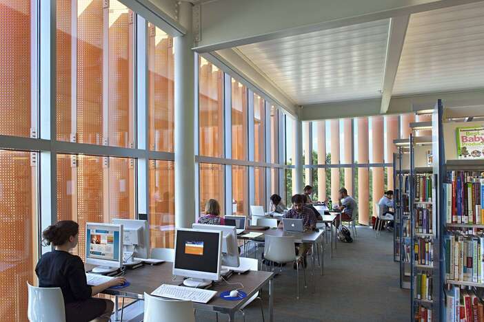 Tenley Library, DC | Architectural Grilles & Sunshades