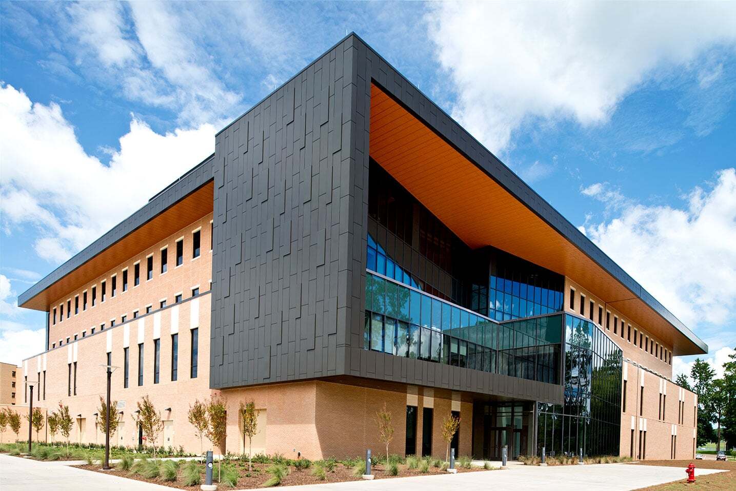 Textured Aluminum Panels University Building Design Dri-Design | Dri-Design