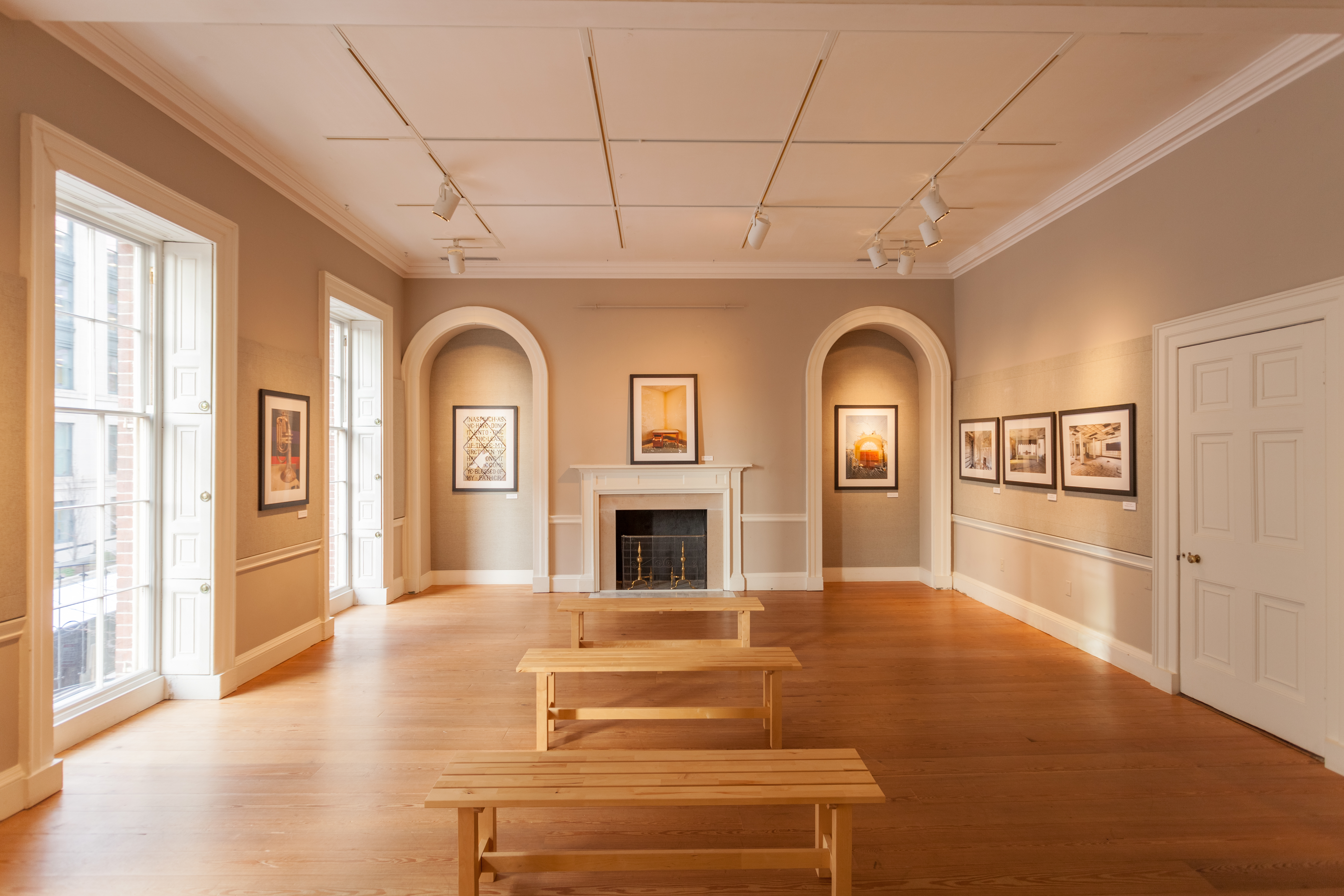 The Octagon Washington DC 18th Street Gallery Wood Floors and Seating ...
