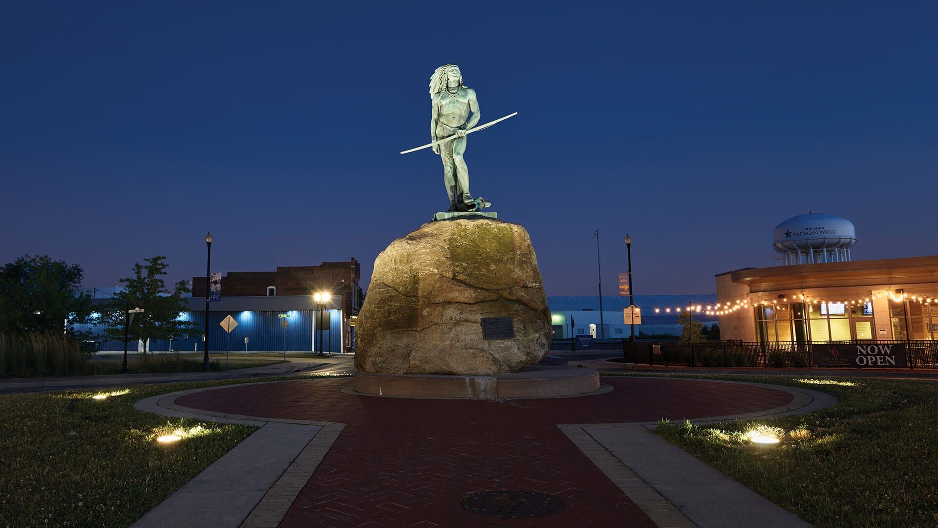 The Passing of the Buffalo Statue & Roundabout | Acuity Brands