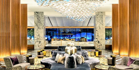 Thin Slab Hotel Wall Cladding | Polycor