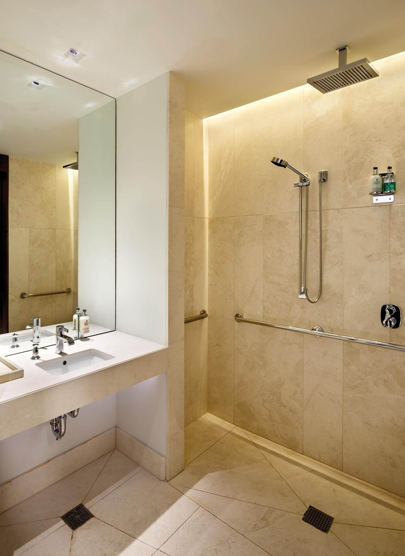 Tile Bathroom Design | Custom Lighted Tile Shower | Acuity Brands ...