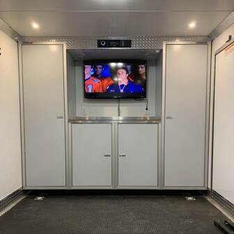 aluminum cabinets race trailer moduline aluminum cabinets