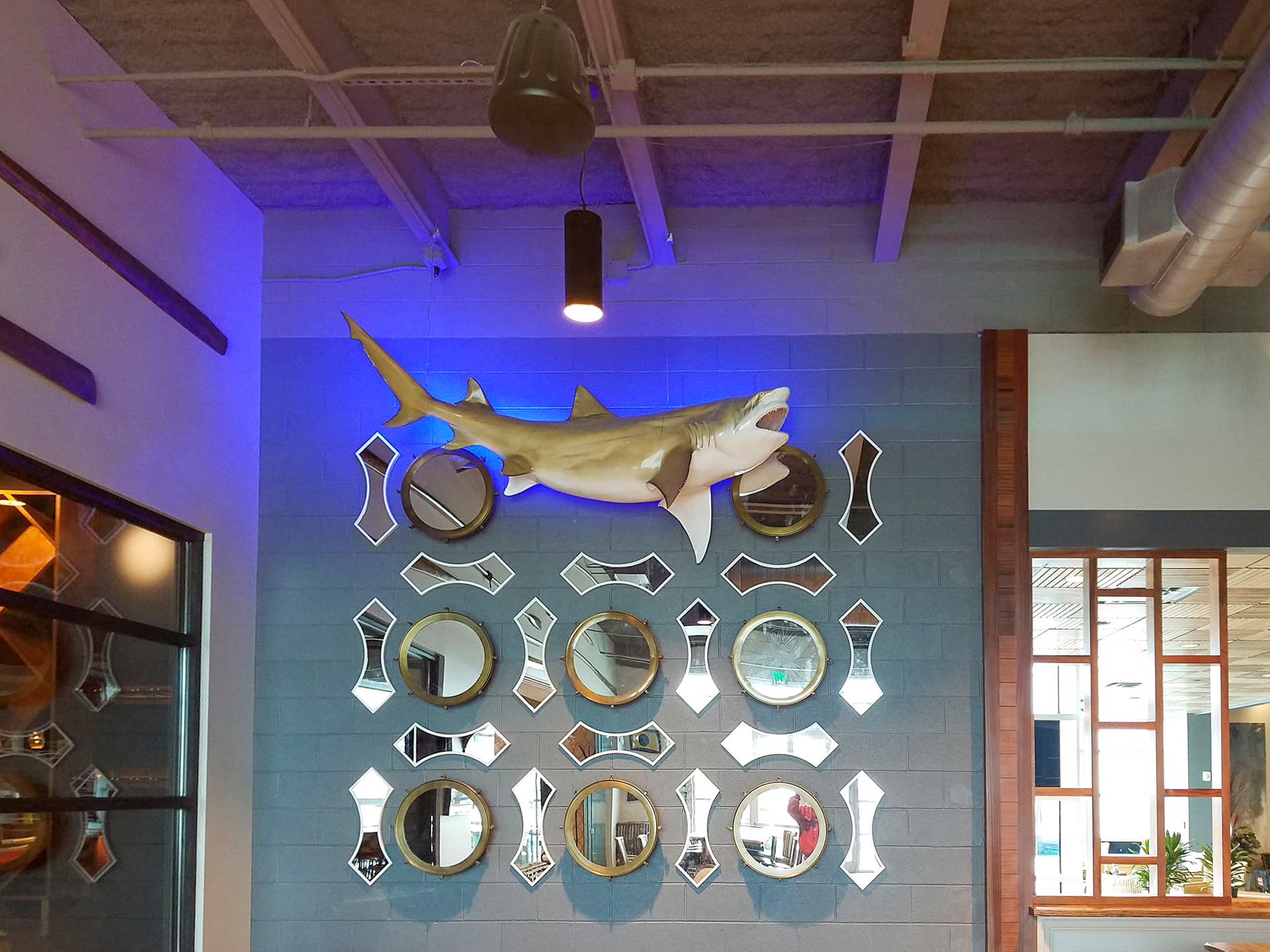 Uniform Linear Chesapeake's Restaurant Bar Restaurant LED Strip Backlit ...