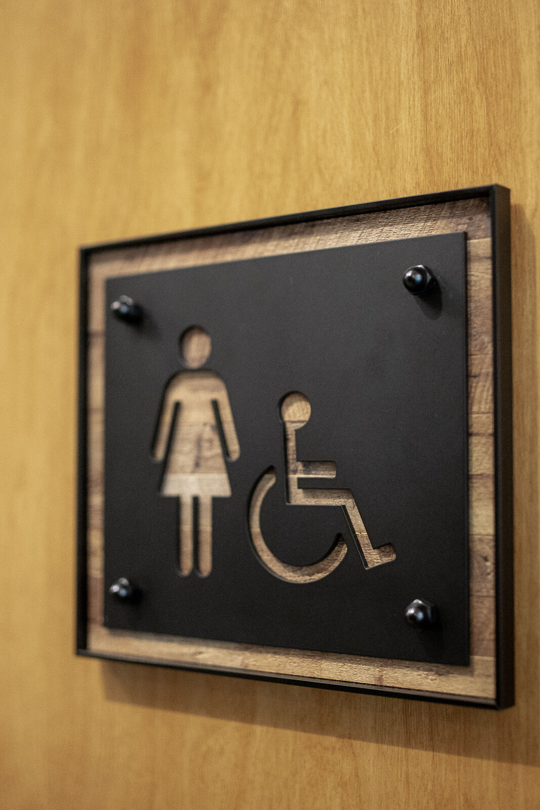 unique metal ada signage welch sign | Welch Sign