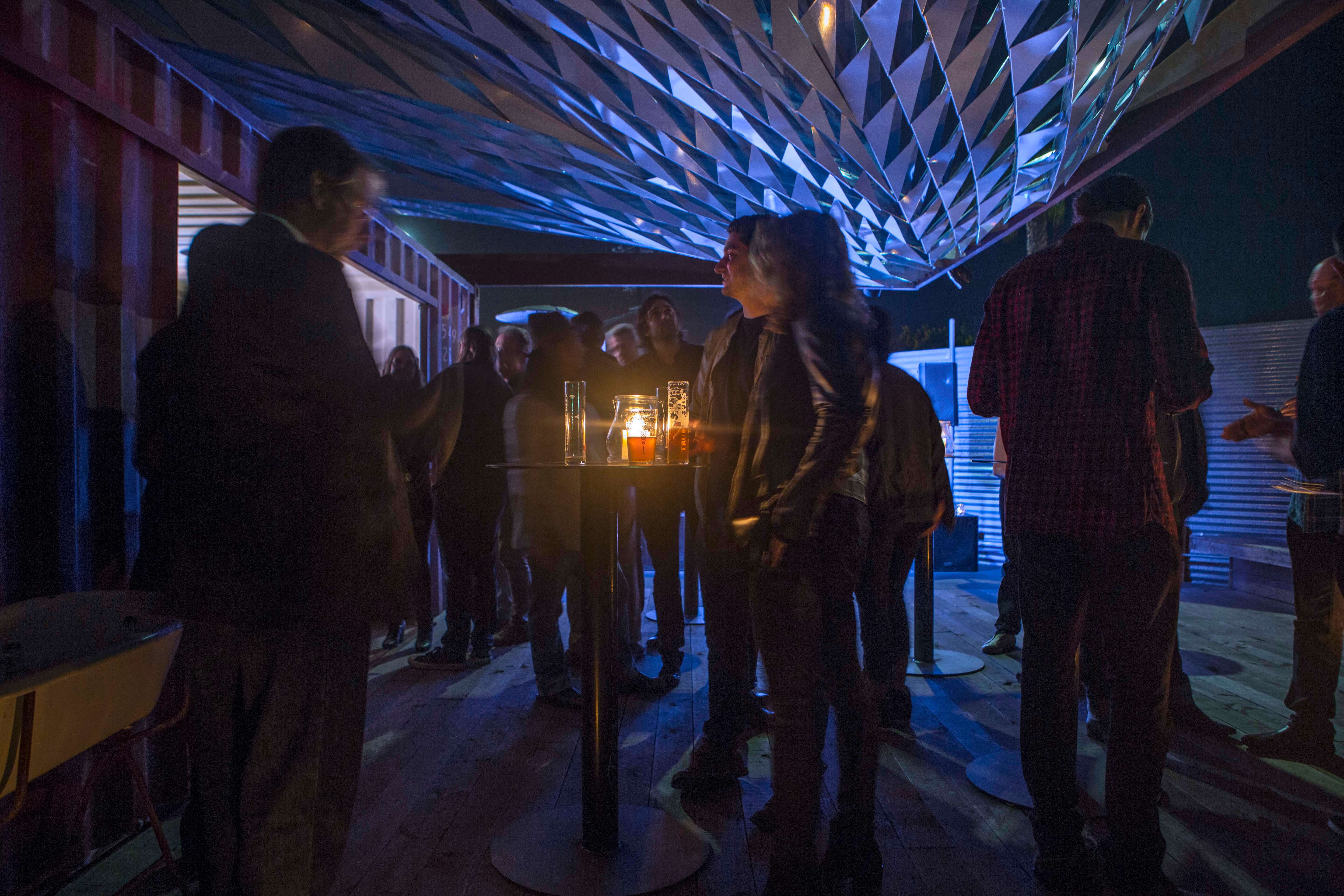 Vertebrae arechitecture and design Troll Blue Swell pop up bar design ...