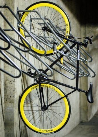 Vertical+ No Scratch® Bike Racks | Sportworks