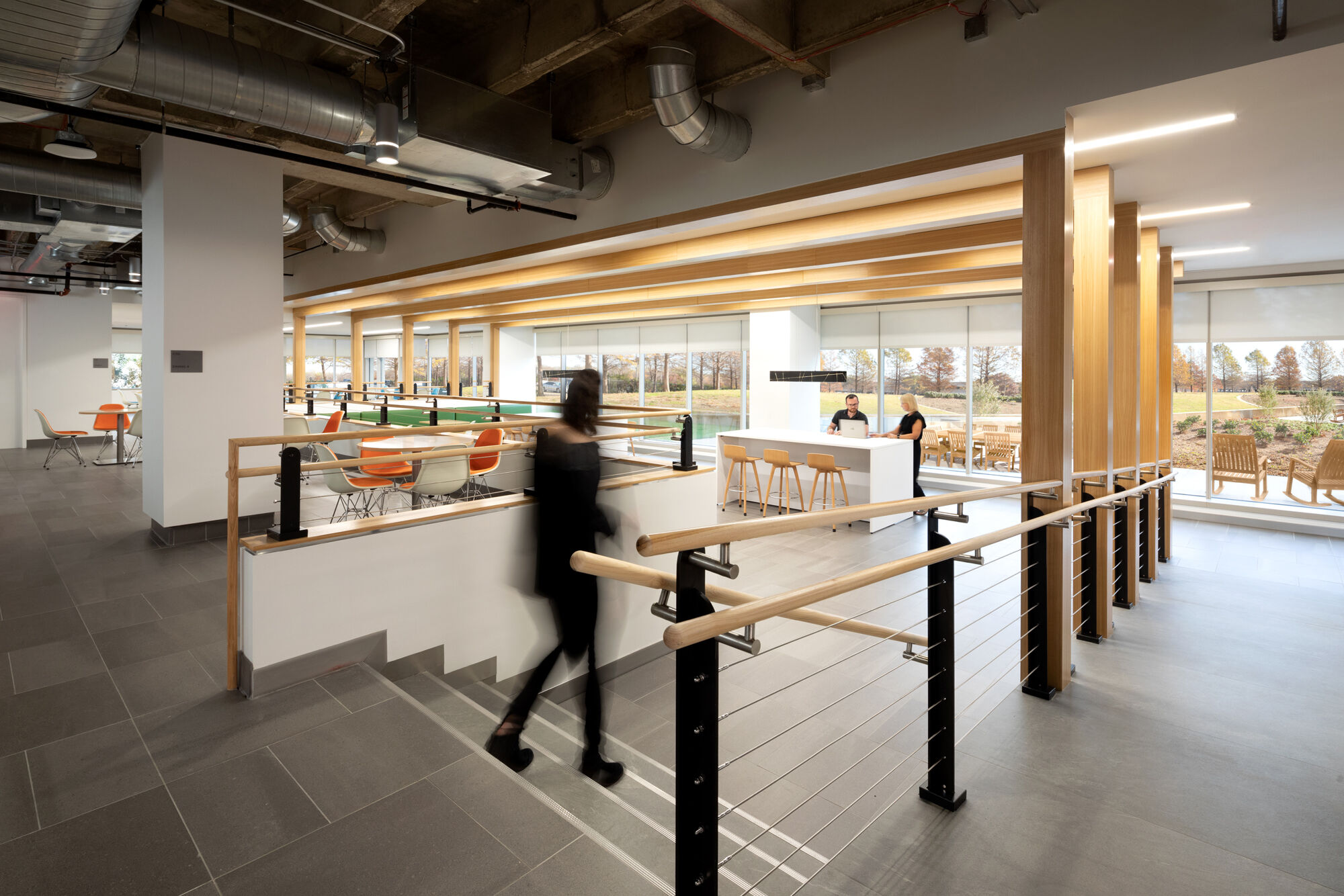 Vistra Office Walkway Lighting Design | Meteor Lighting