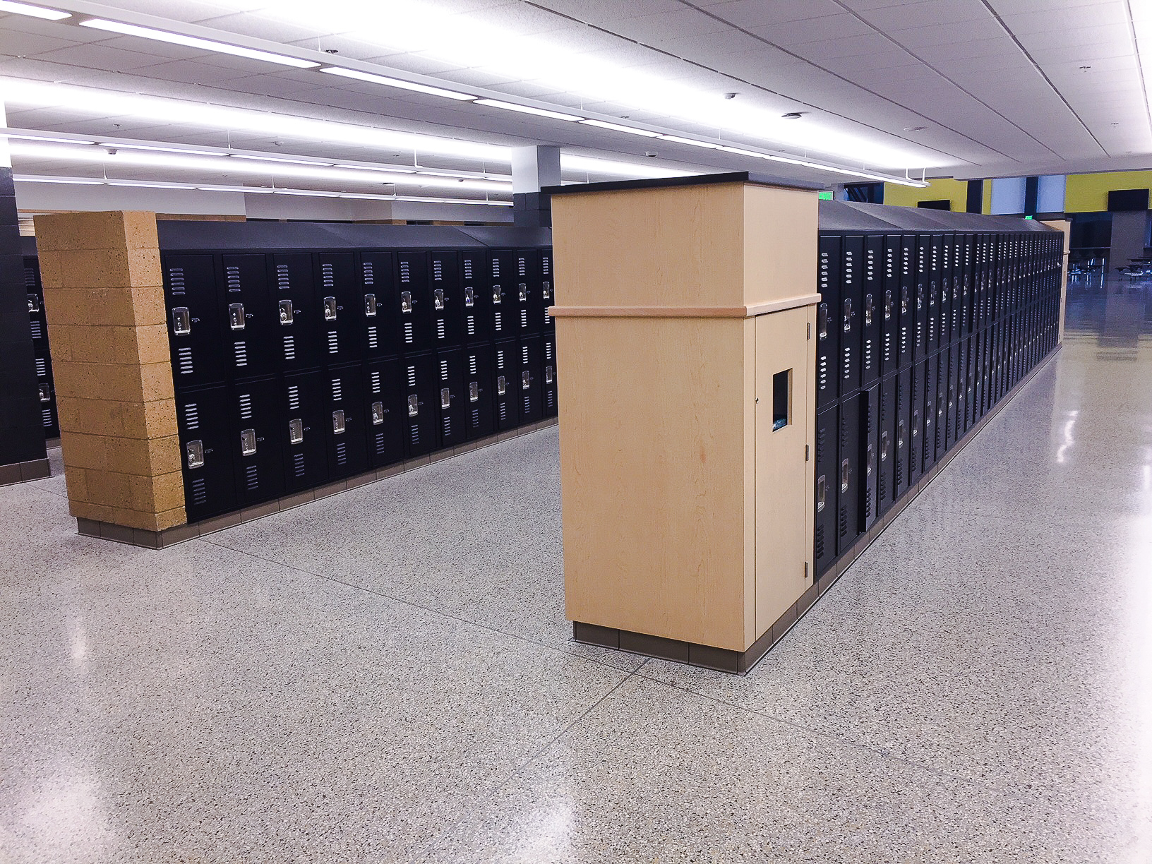 W. Gohman Construction Hutchinson High School Lockers Close Up | W ...