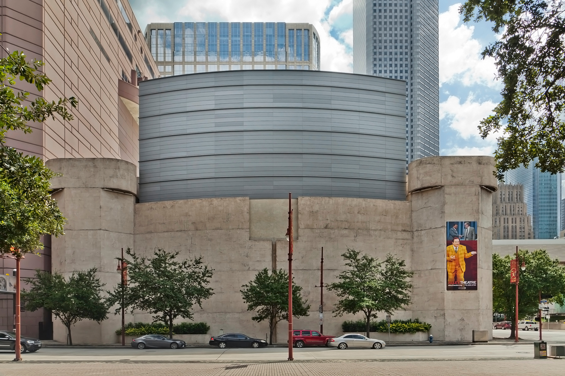 Wade Architectural System Alley Theater Metal Exterior Facade | Wade ...