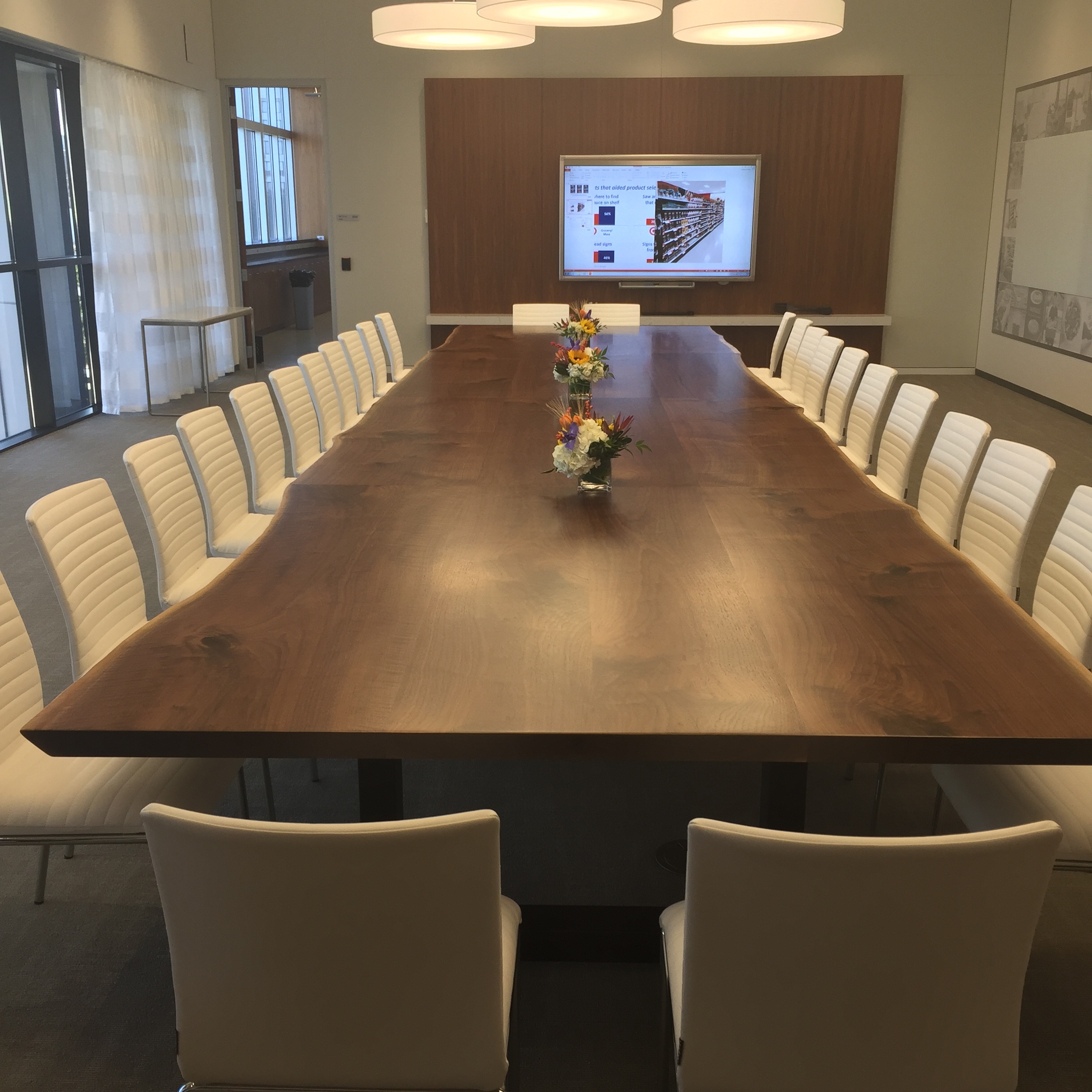 Walnut Live Edge Conference Table | Wood Statements | Wood Statements