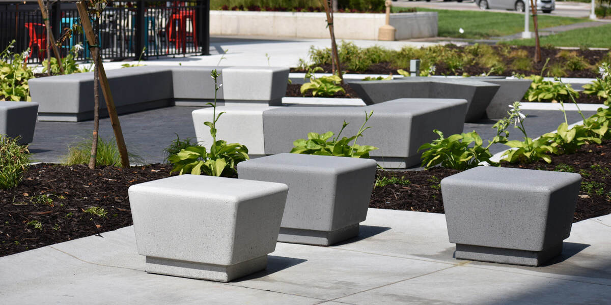 Wausau Tile Aksarben Village Plaza Exterior 4 | Wausau Tile