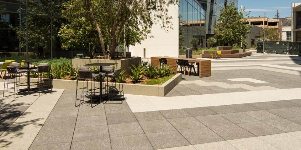 Wausau Tile Columbia Square Exterior Courtyard | Wausau Tile
