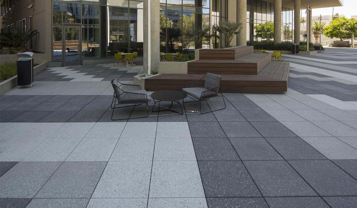 Wausau Tile Columbia Square Exterior Courtyard | Wausau Tile